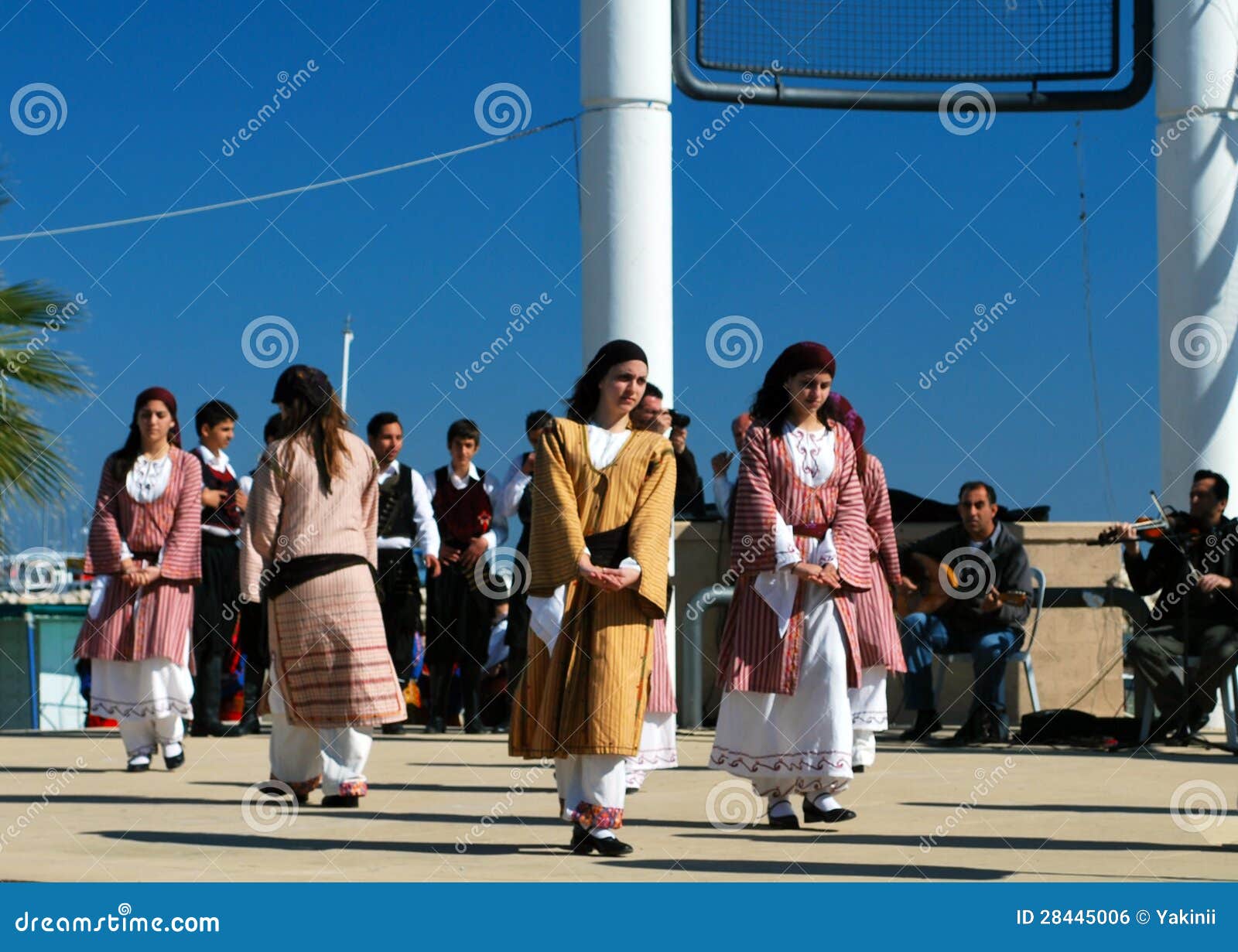 Greek Dance Group At Roman Amphitheater Editorial Image | CartoonDealer ...