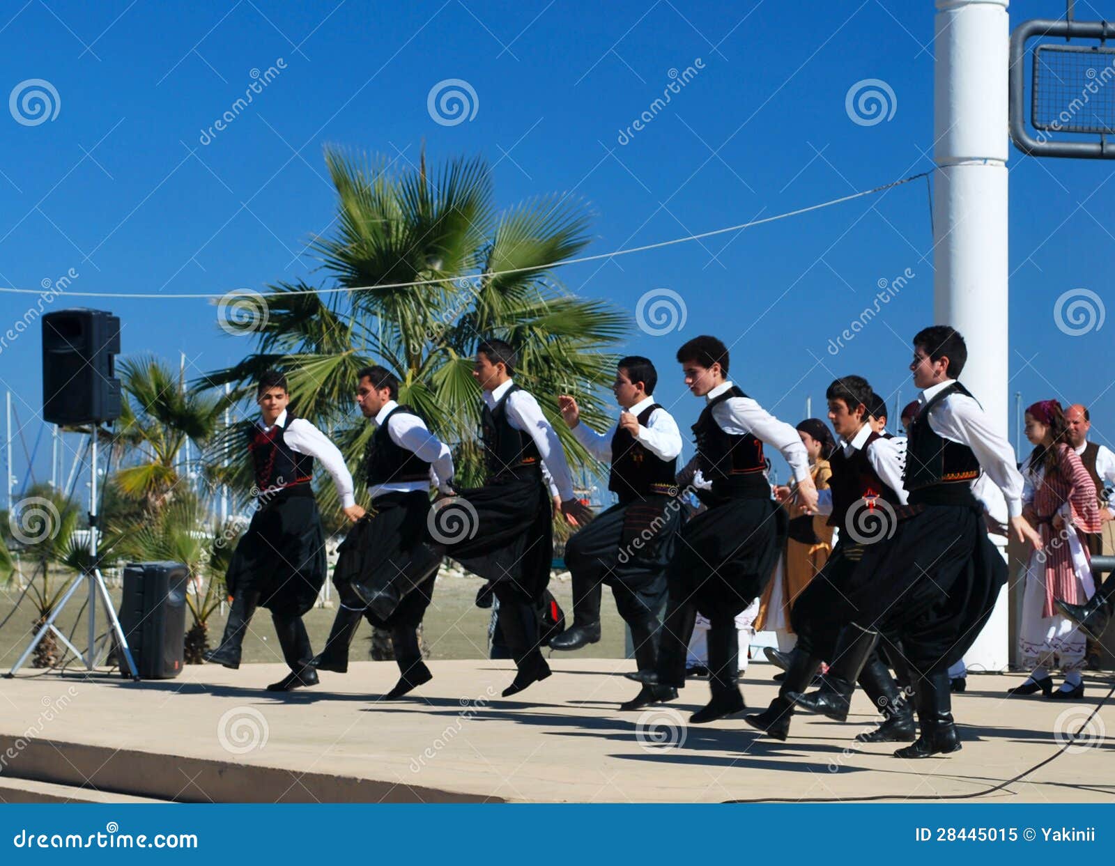 Greek folklore dance editorial image. Image of folk, cyprus - 28445015