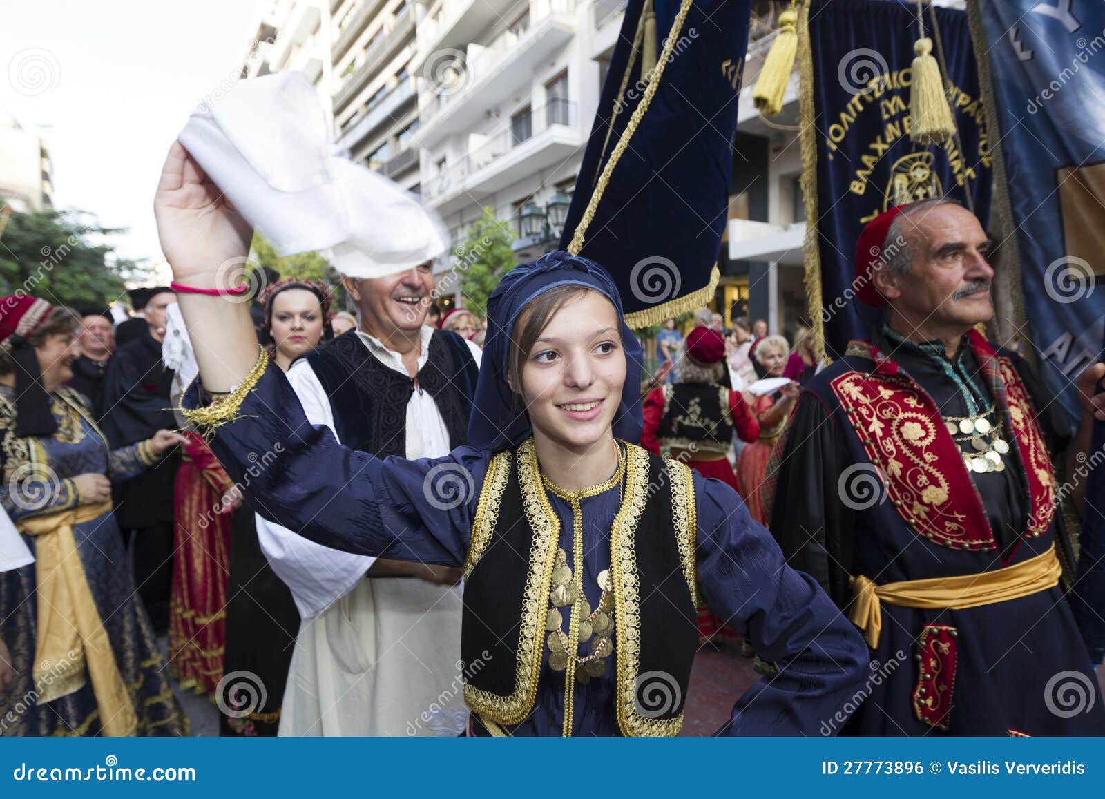 Greek folklore group editorial photo. Image of dancers - 27773896