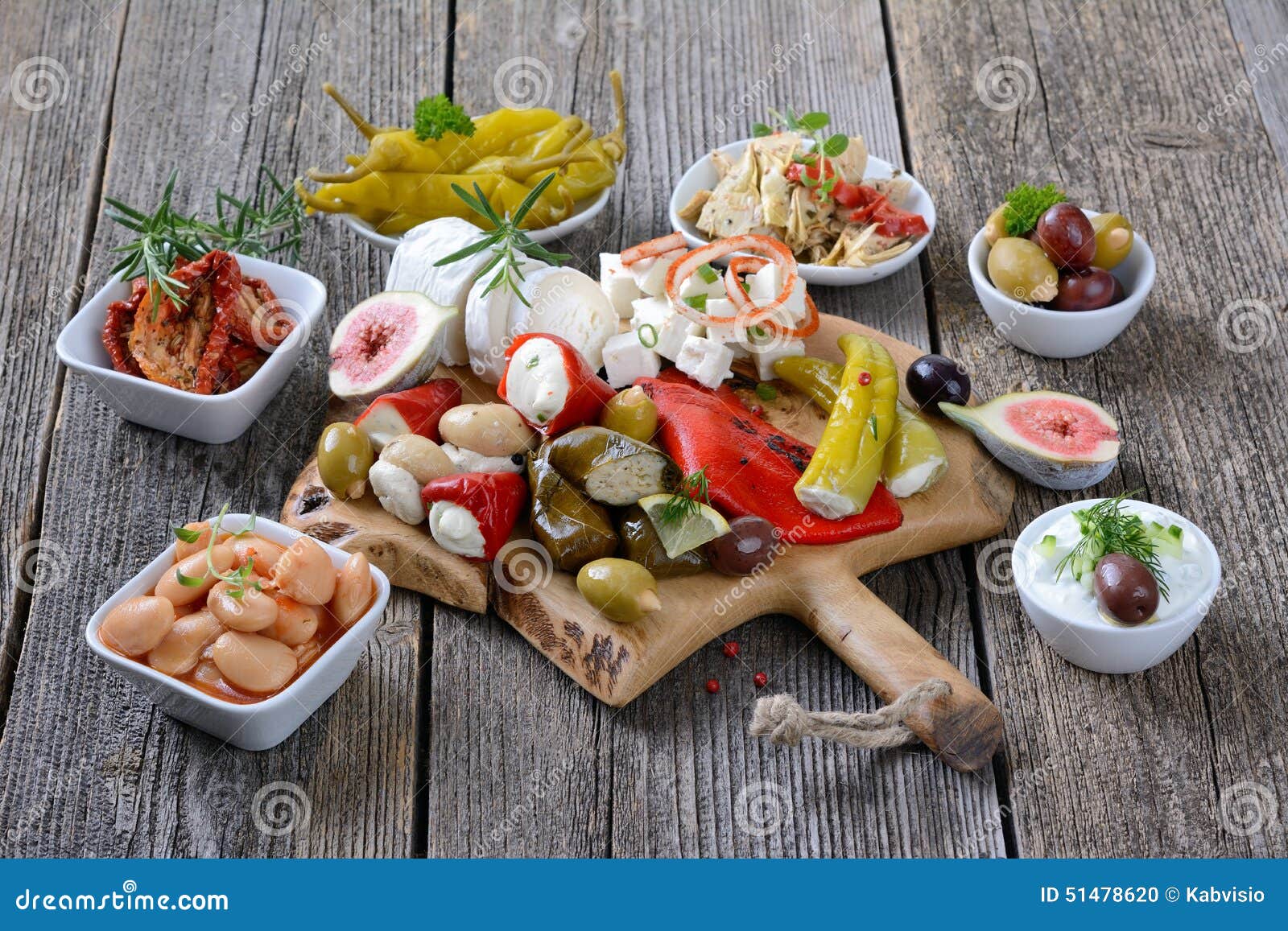 Greek food stock photo. Image of chili, feta, dairy, champignon - 51478620