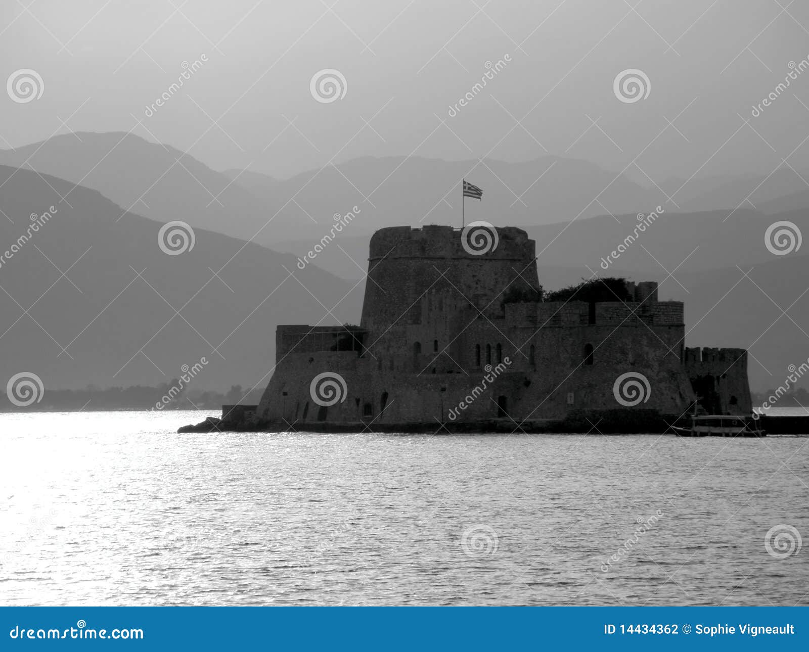 Greek fort stock photo. Image of dusk, scenery, army - 14434362