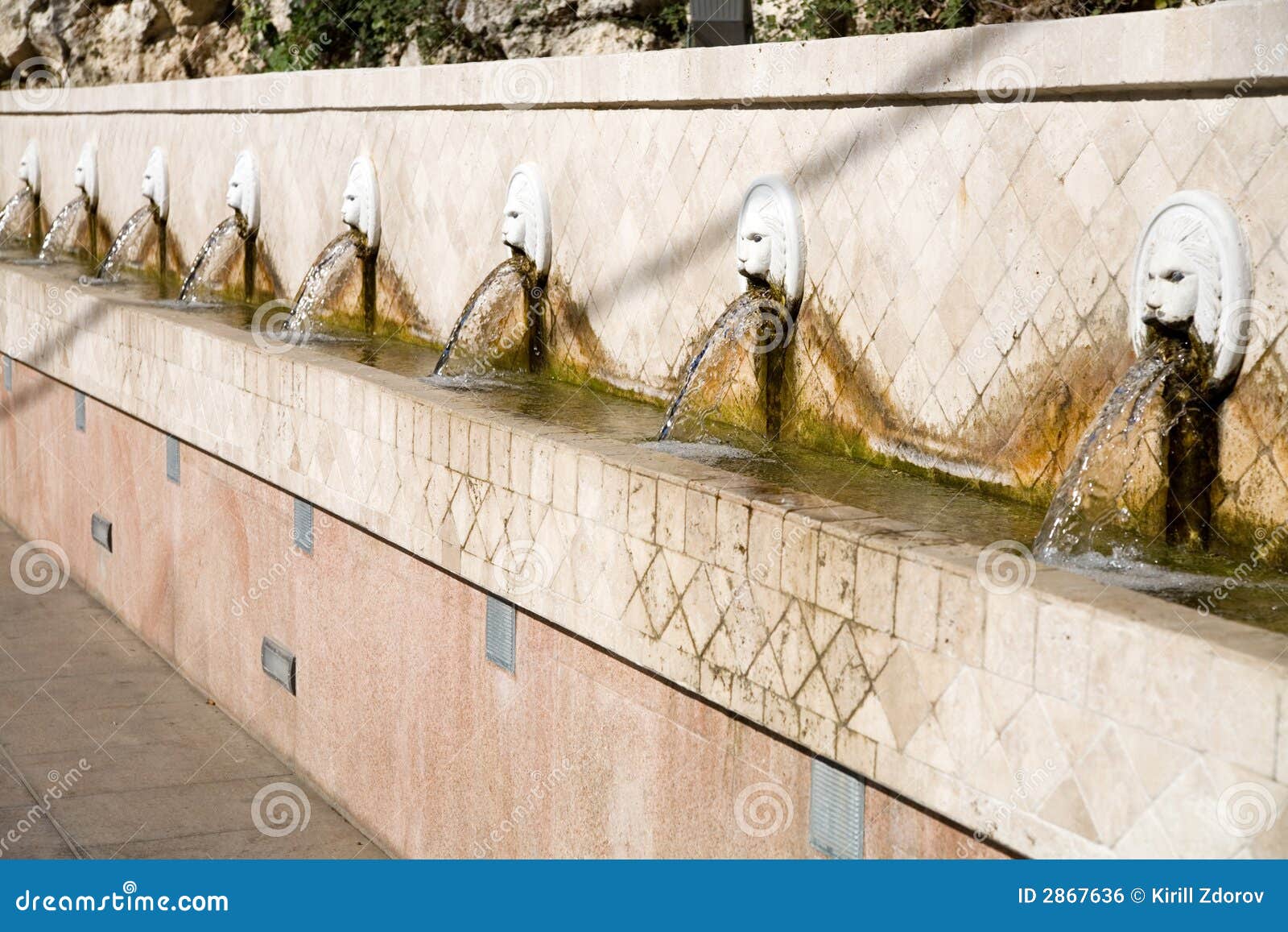 Greek fountain stock photo. Image of spouting, artistic - 2867636
