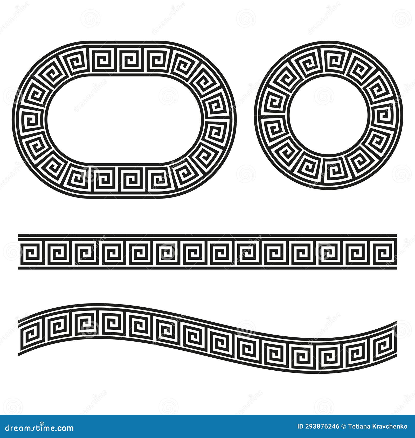 Greek Fret or Greek Key. Vector Illustration. EPS 10 Stock Vector ...