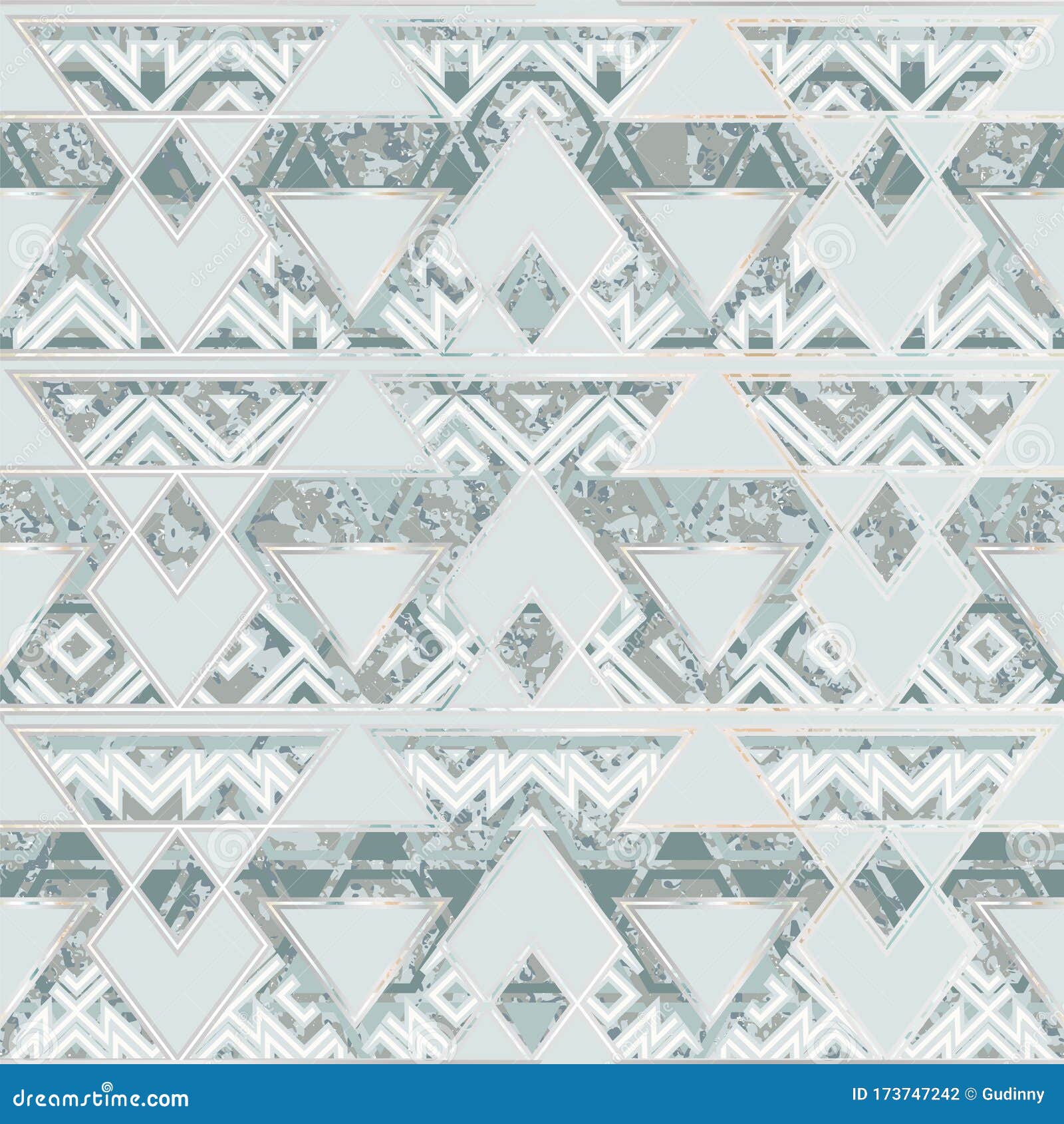 Greek Geometric Seamless Pattern. Vector Plaid Background. Grunge ...