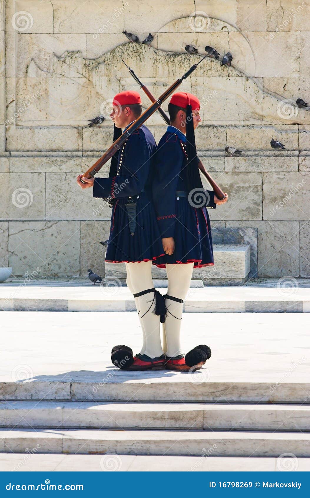 Greek guards in Athens editorial stock image. Image of historic - 16798269