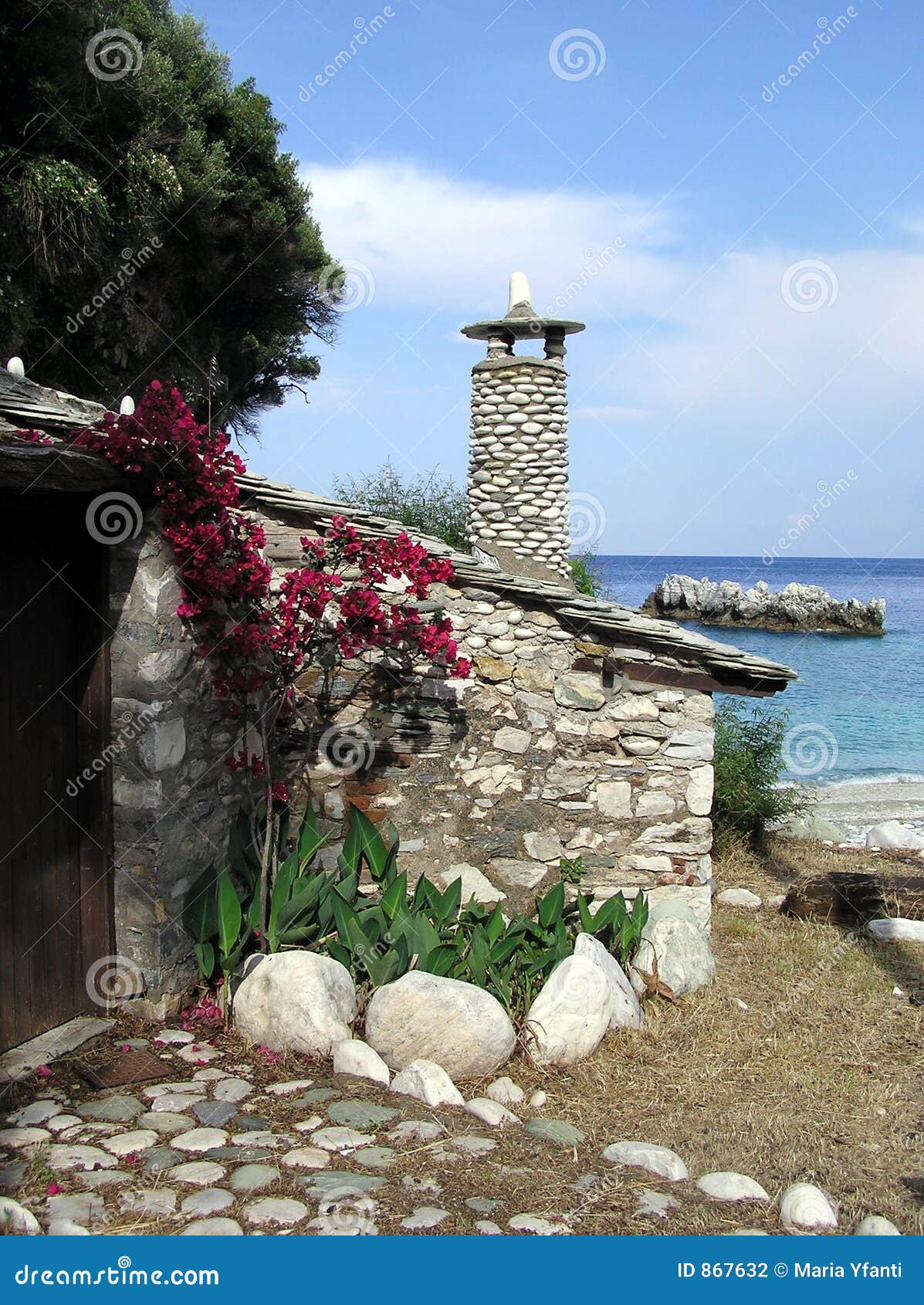 Greek home stock photo. Image of mediterranean, residence - 867632