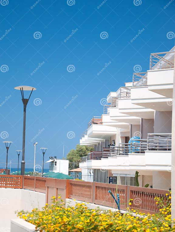Greek hotels stock image. Image of relaxation, tourist - 21378081