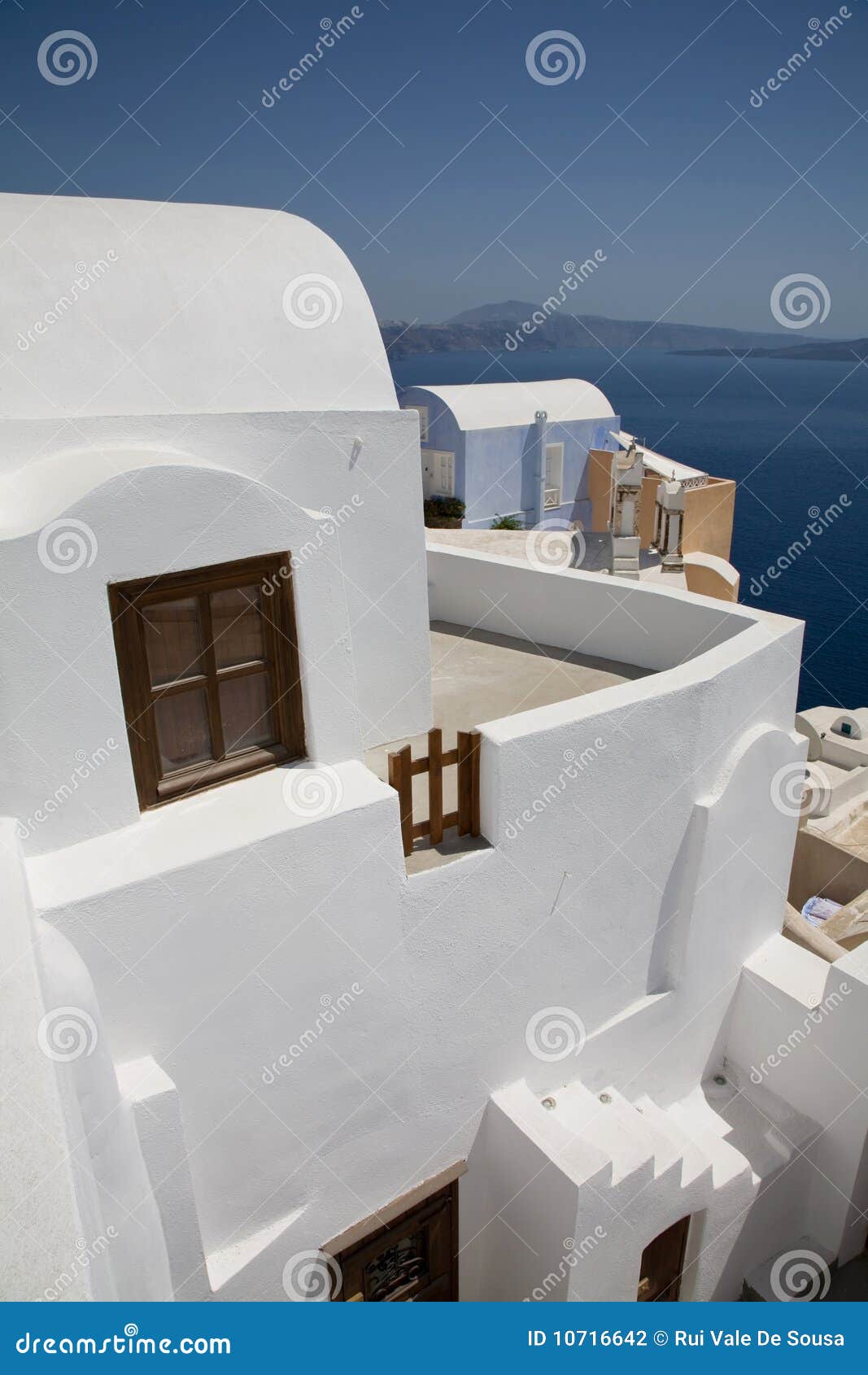 Greek house stock photo. Image of beautiful, ocean, detail - 10716642