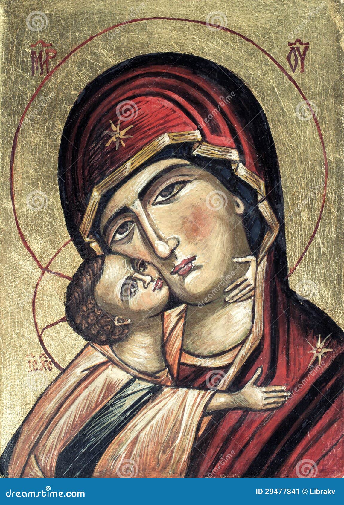 Greek Icon stock image. Image of mary, concepts, detail - 29477841