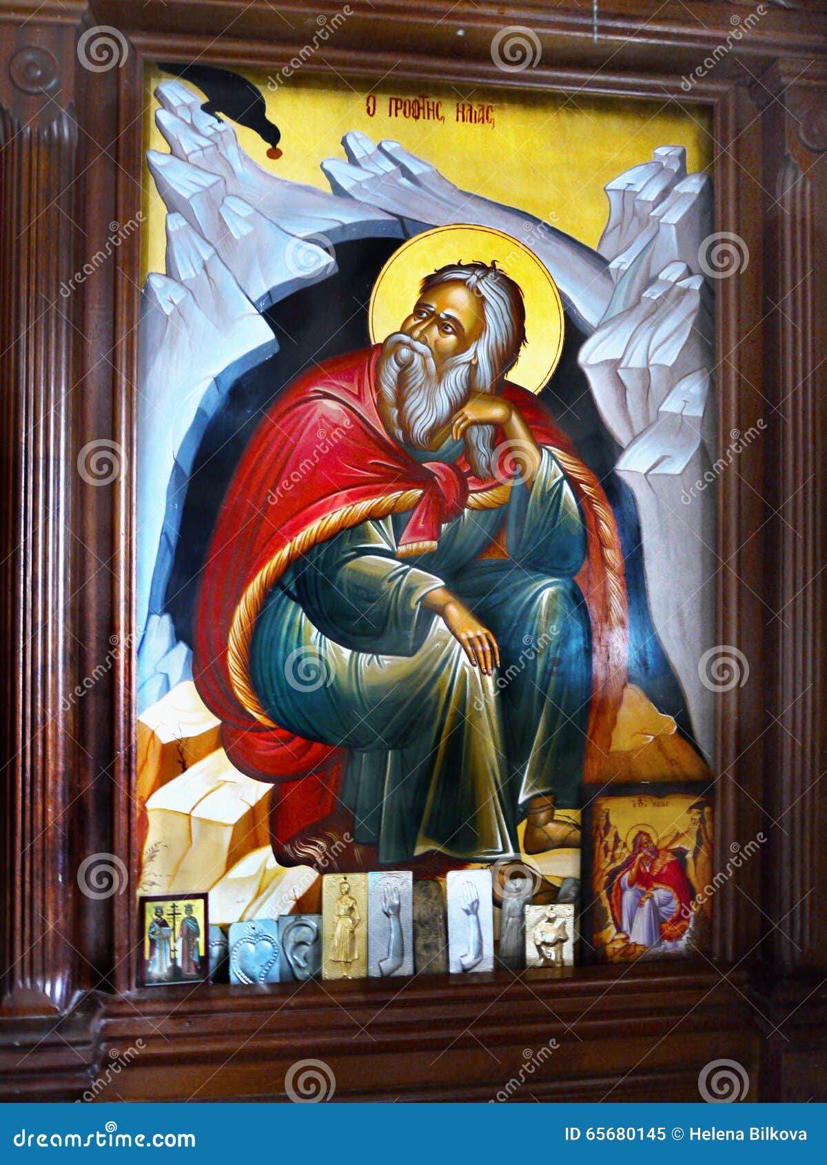 Greek Icon stock image. Image of faithful, praying, help - 65680145