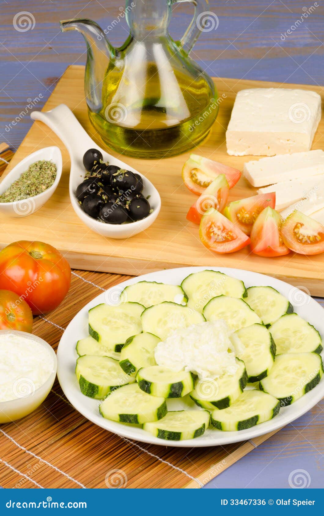 Greek ingredients stock photo. Image of herbs, ingredients - 33467336