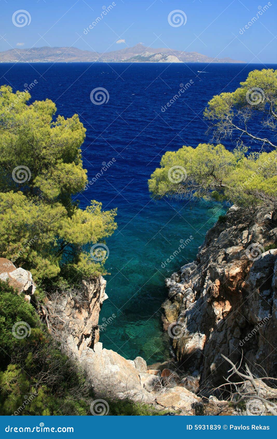 Greek Island stock image. Image of summer, shoreline, greek - 5931839