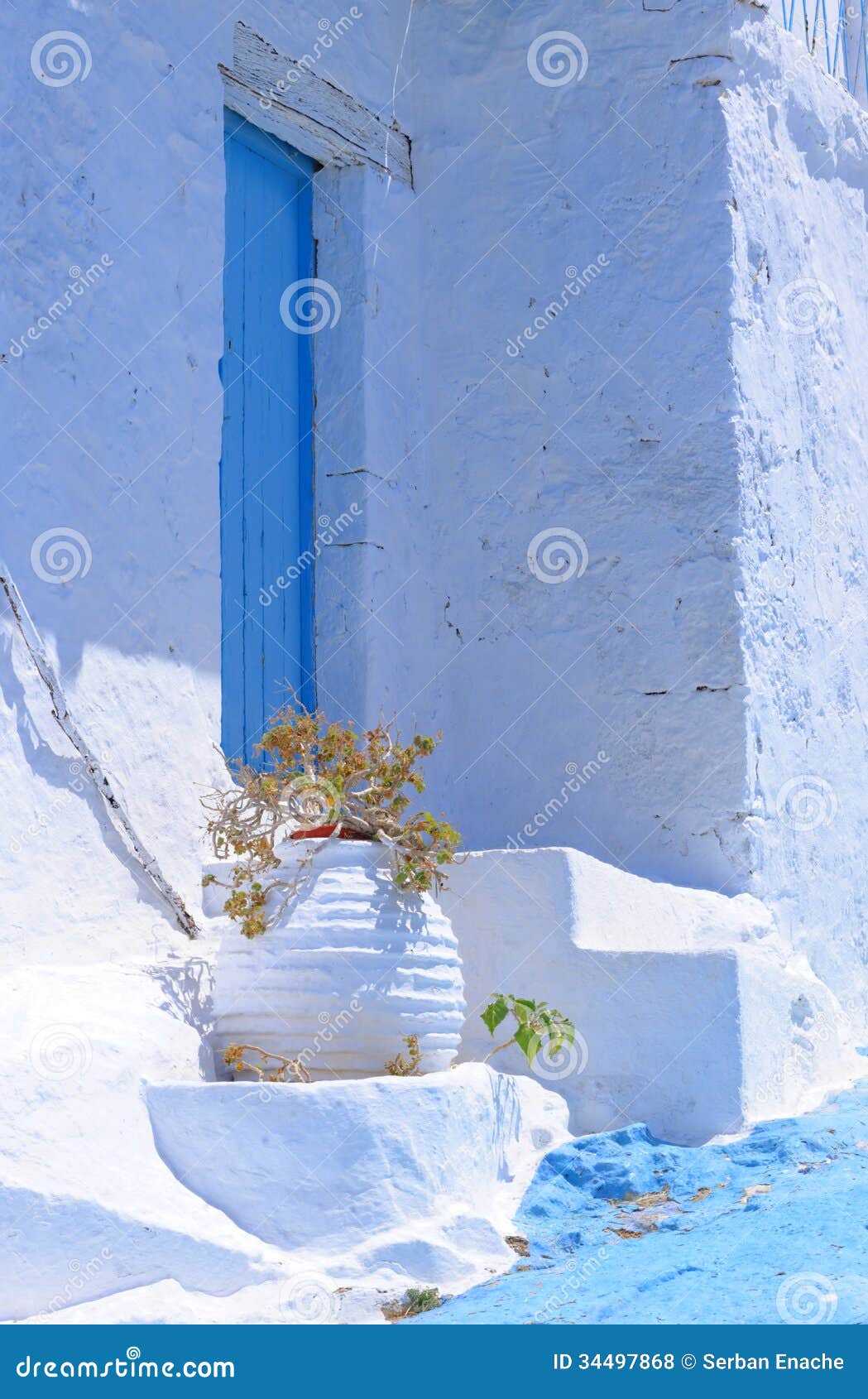 Greek island architecture stock photo. Image of blue - 34497868