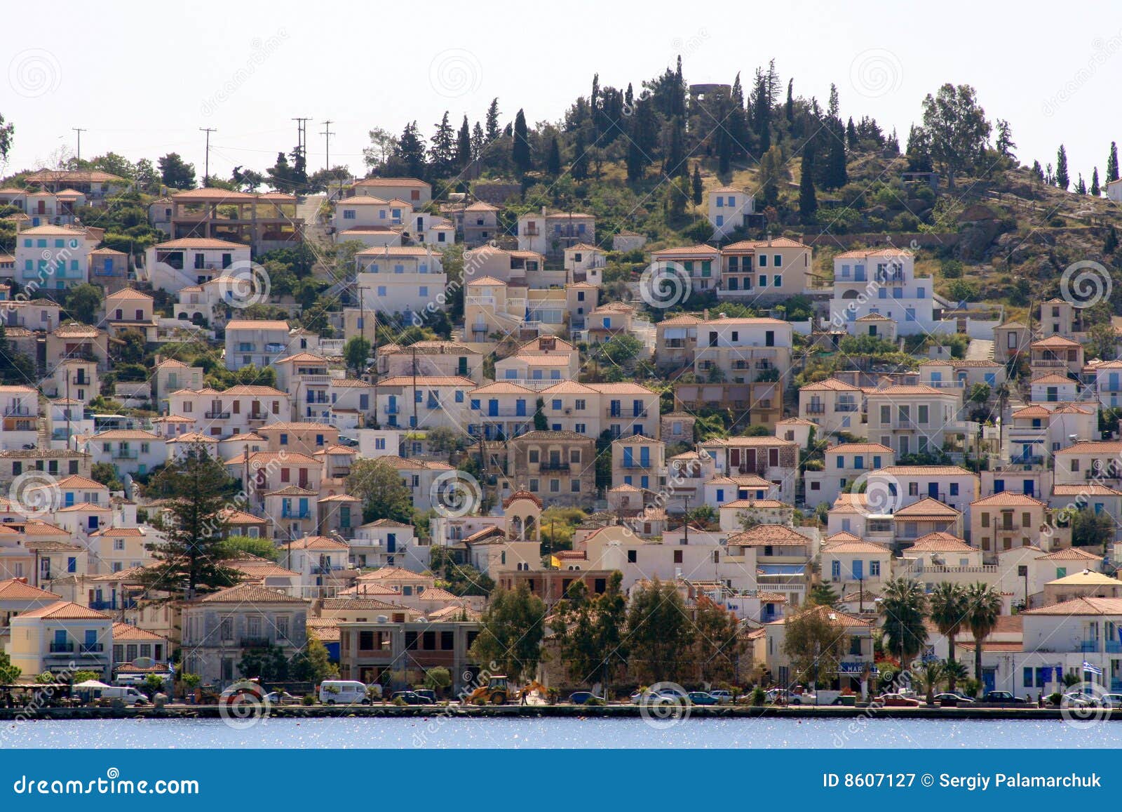 Greek island Hydra stock image. Image of island, ship - 8607127