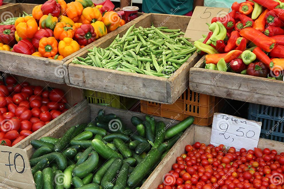 Greek market stall stock image. Image of vegetable, selling - 10079209