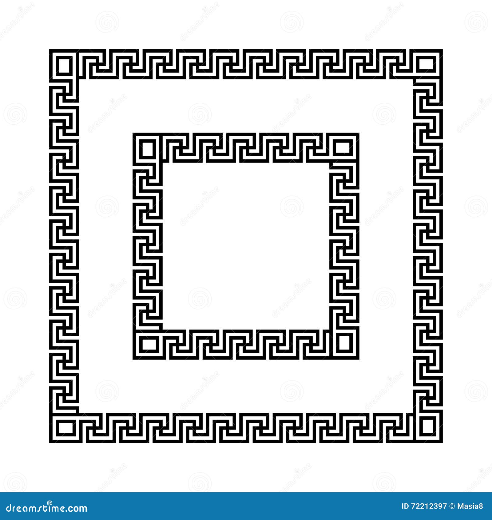 Greek Meander Frames, Stock Photography | CartoonDealer.com #72216536