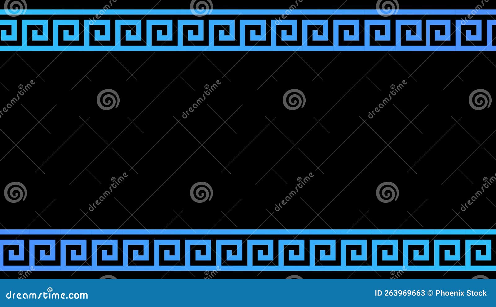 Greek Meander Pattern Background Illustration Abstract Background Stock ...