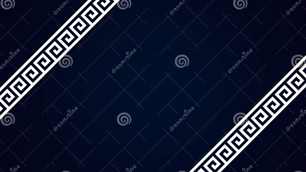Greek Meander Pattern Background Illustration Abstract Background Stock ...