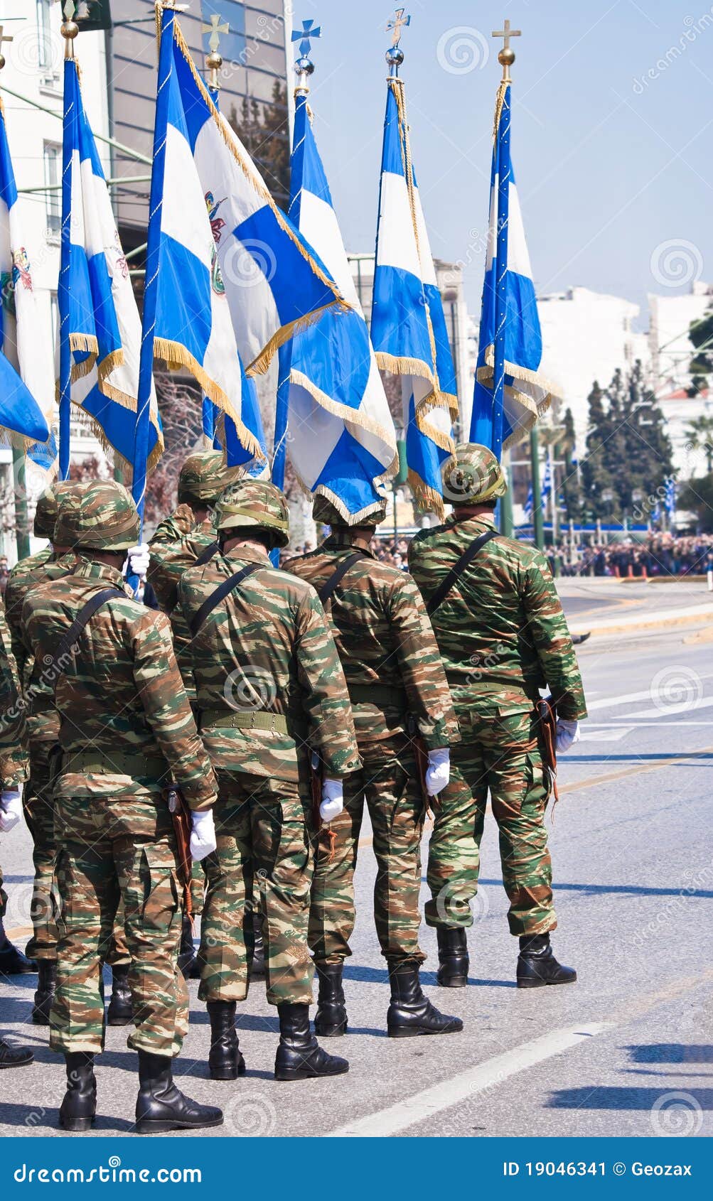 Greek military parade editorial photo. Image of honor - 19046341