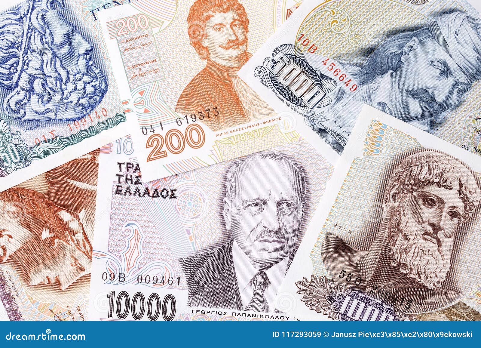 Greek money, a background stock image. Image of cash - 117293059