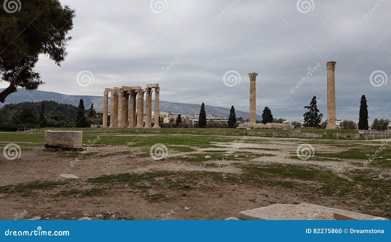 Greek monument old stock photo. Image of grass, history - 82275860
