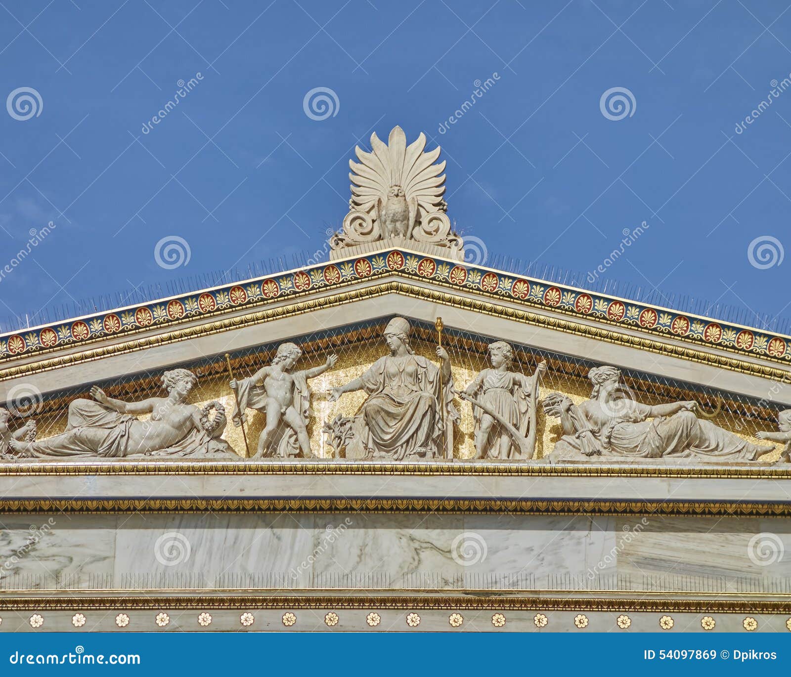 Greek Mythology Gods and Deities Statues Stock Image - Image of athens ...