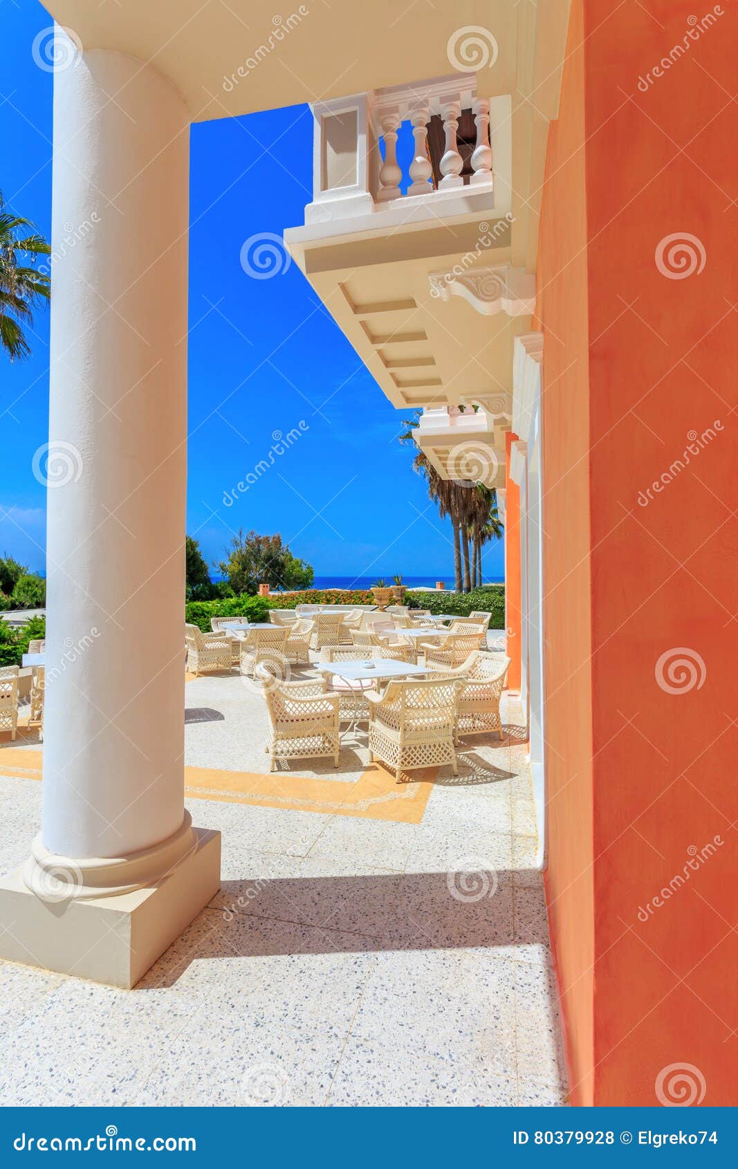 Greek Neoclassical Architecture Building Stock Photo - Image of ...
