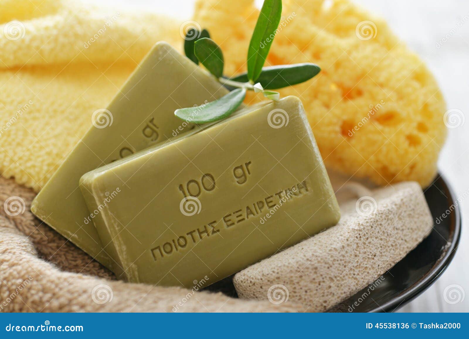 Greek olive soap stock photo. Image of accessories, healthy - 45538136