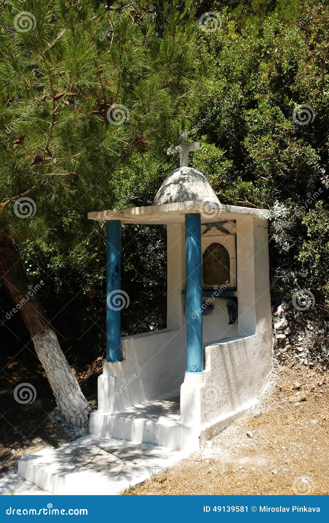 Greek Orthodox Chapel stock image. Image of europe, chapel - 49139581