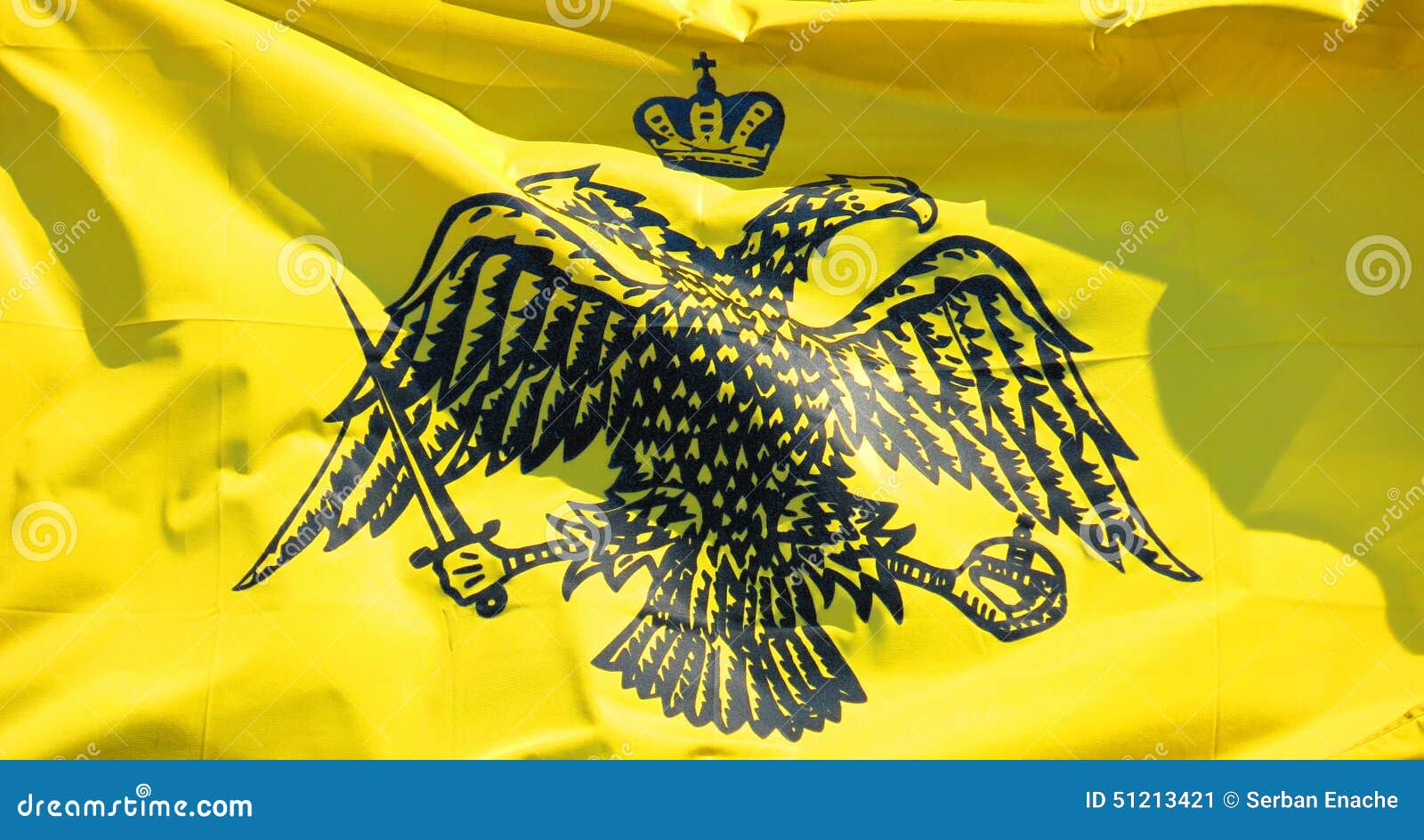 Greek Orthodox Church Flag stock image. Image of byzantine - 51213421