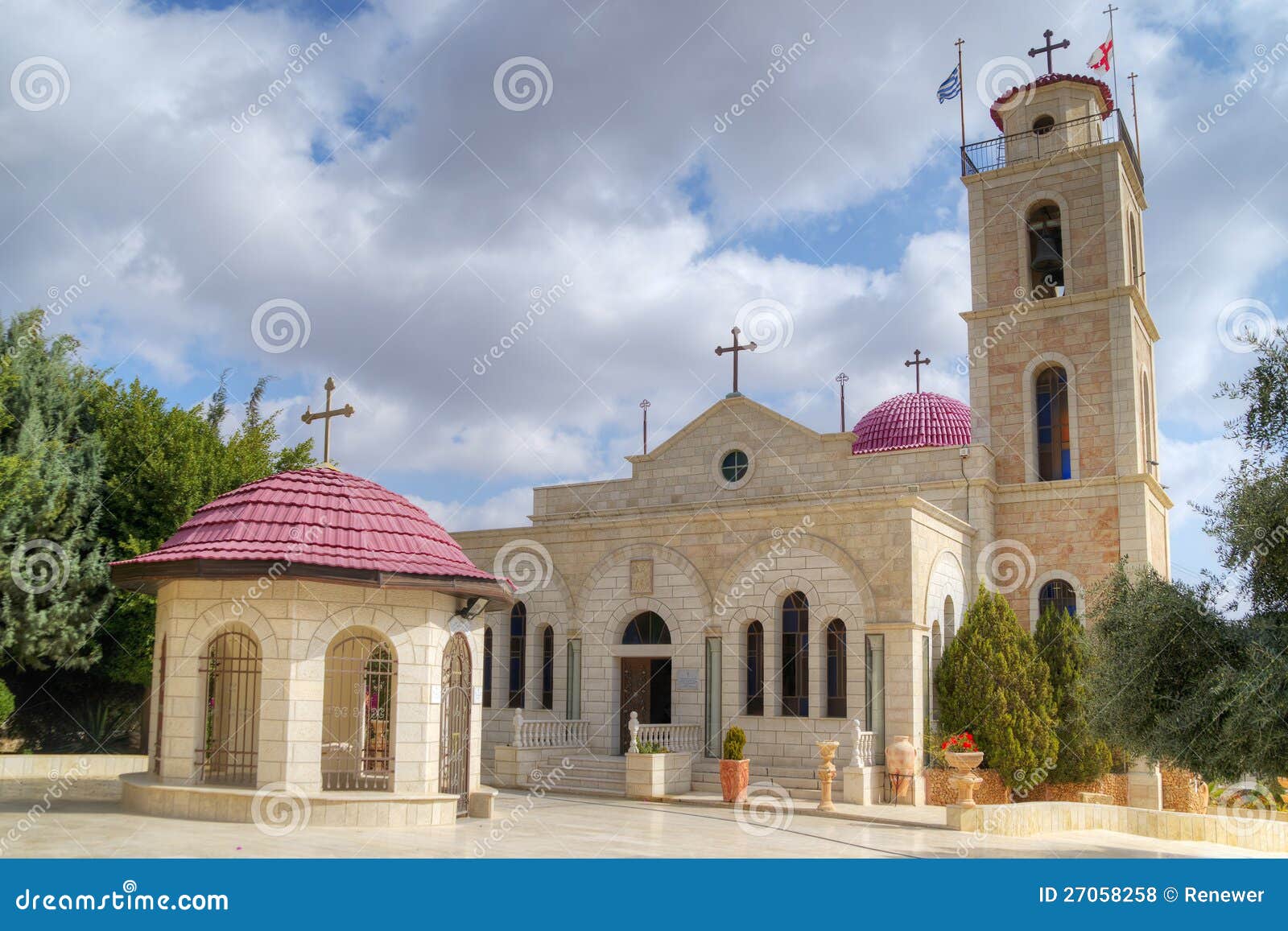 Greek Orthodox Monastery, Shepherds Fields, Israel Stock Photo - Image ...