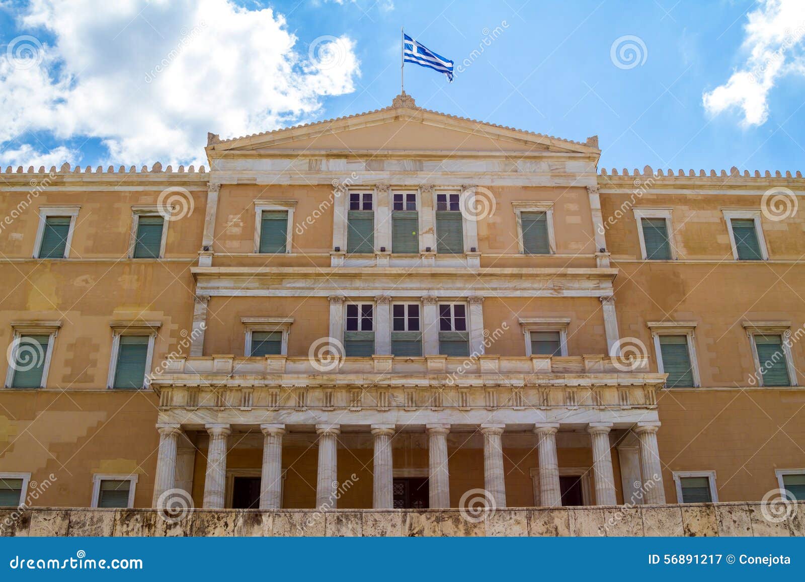Greek Parliament stock image. Image of attraction, government - 56891217