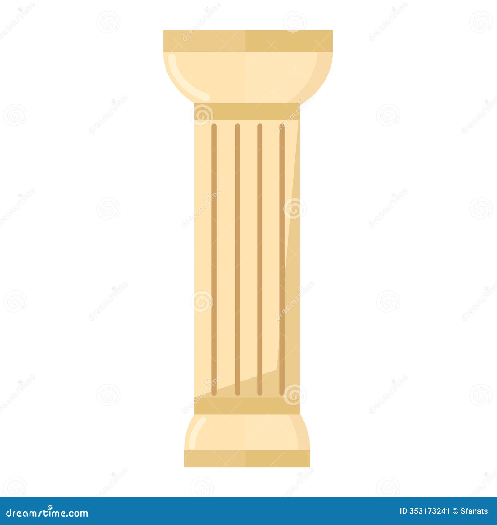 Greek Pillar Icon In Trendy Design Style. Greek Pillar Icon Isolated On ... Greek Pillar Icon In Trendy Design Style. Greek Pillar Icon Isolated On ...