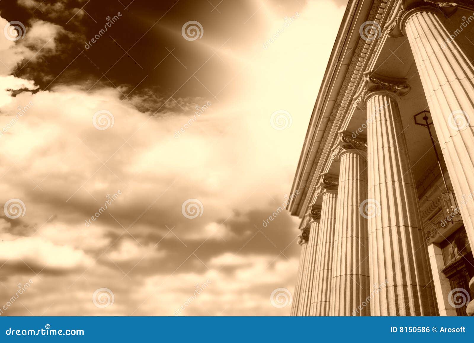 Greek pillars stock photo. Image of greece, government - 8150586