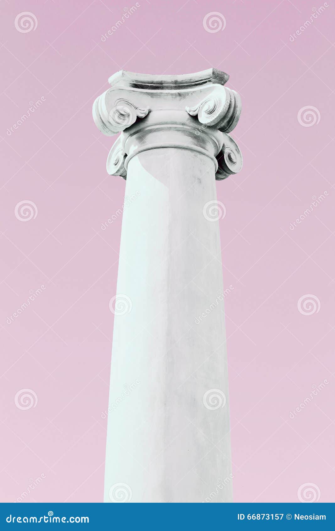 Greek Pillars stock image. Image of greece, grecian, permanent - 66873157