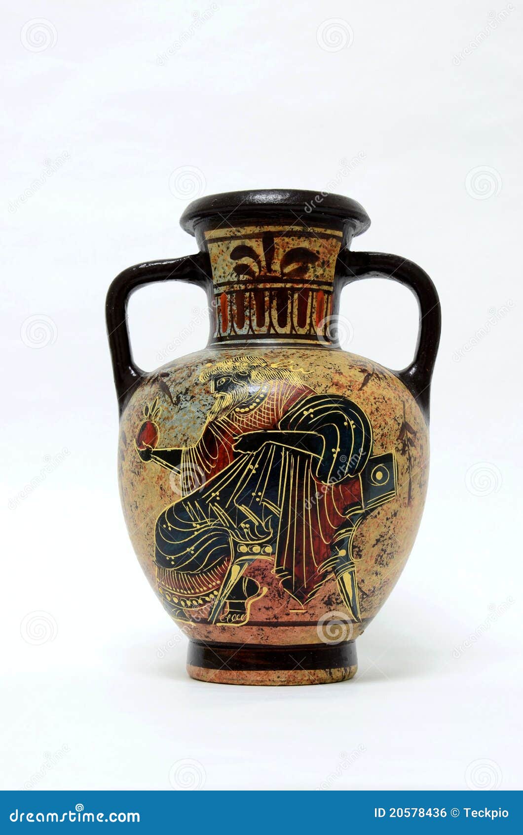 Greek Pottery stock photo. Image of zeus, earthen, handmade - 20578436