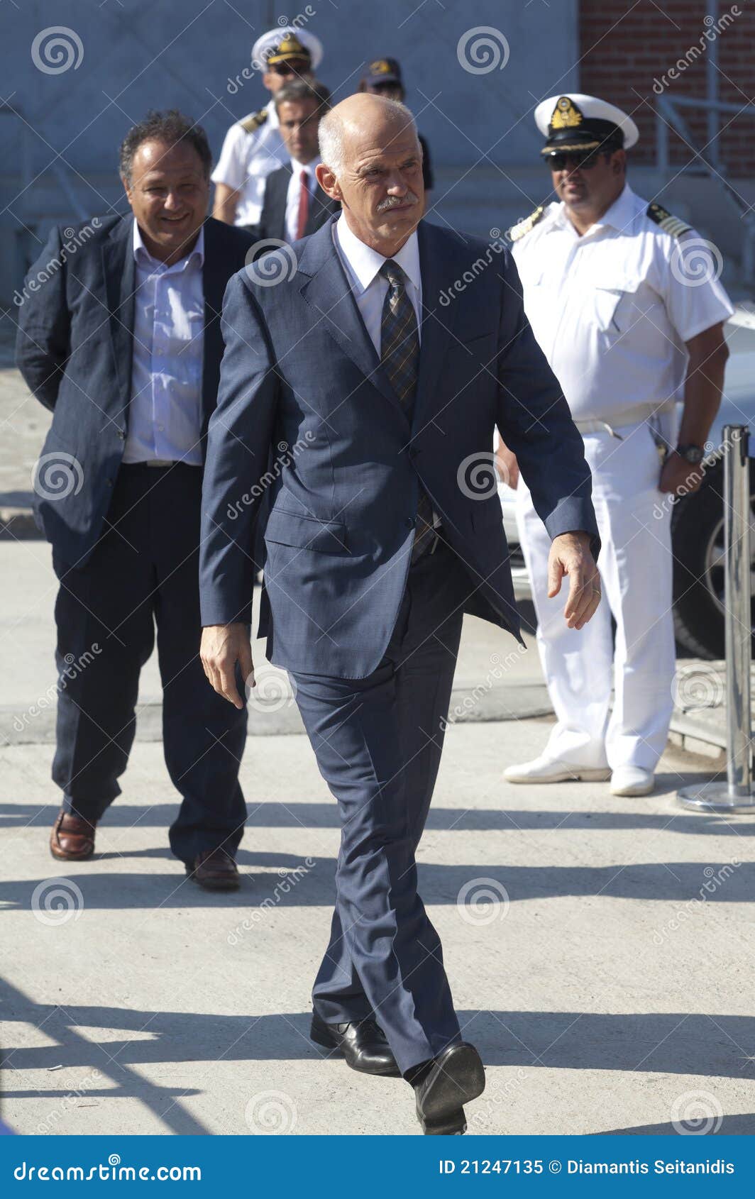 Greek Prime Minister George Papandreou Editorial Image - Image of ...