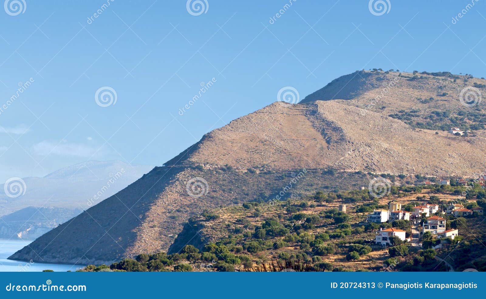 Greek Pyramid at Kefalonia Island Stock Image - Image of discovery ...