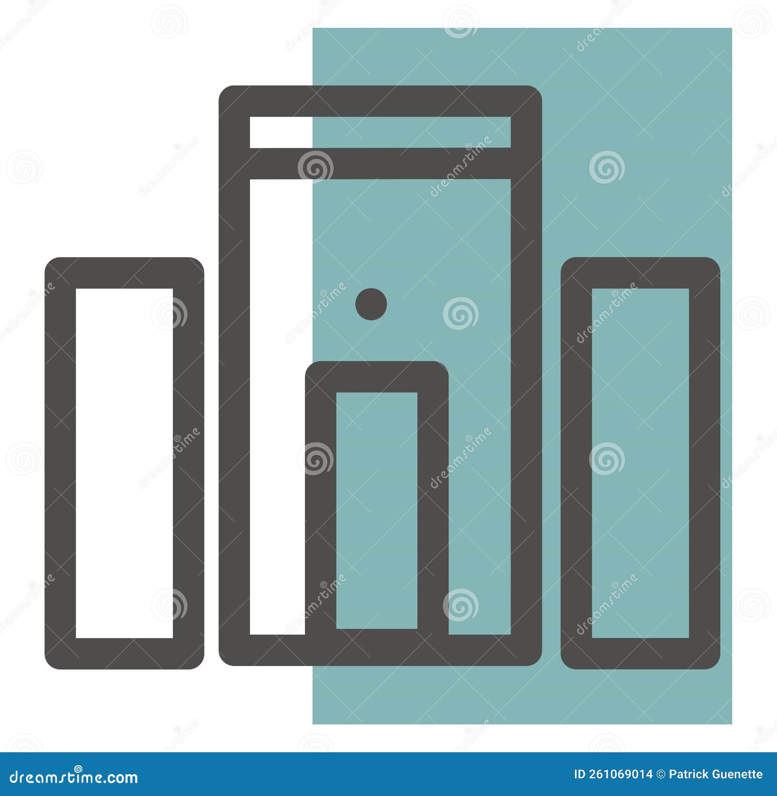 Greek revival house, icon stock vector. Illustration of decoration ...