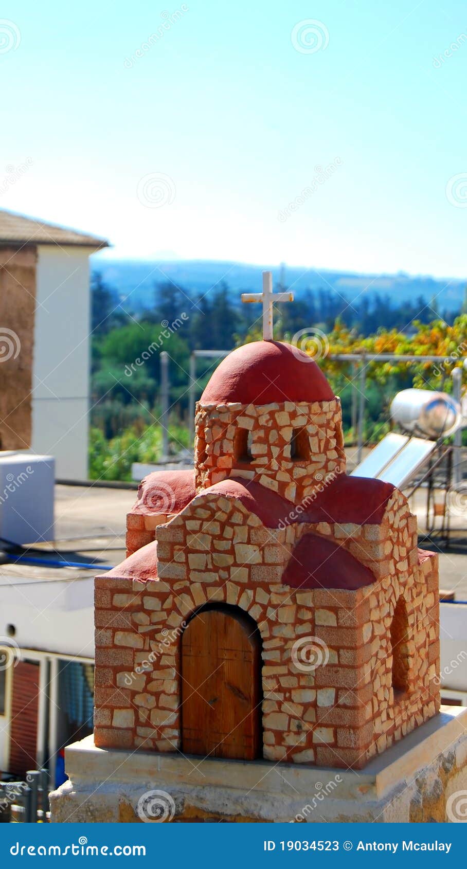 Greek roadside shrine 03 stock image. Image of religion - 19034523