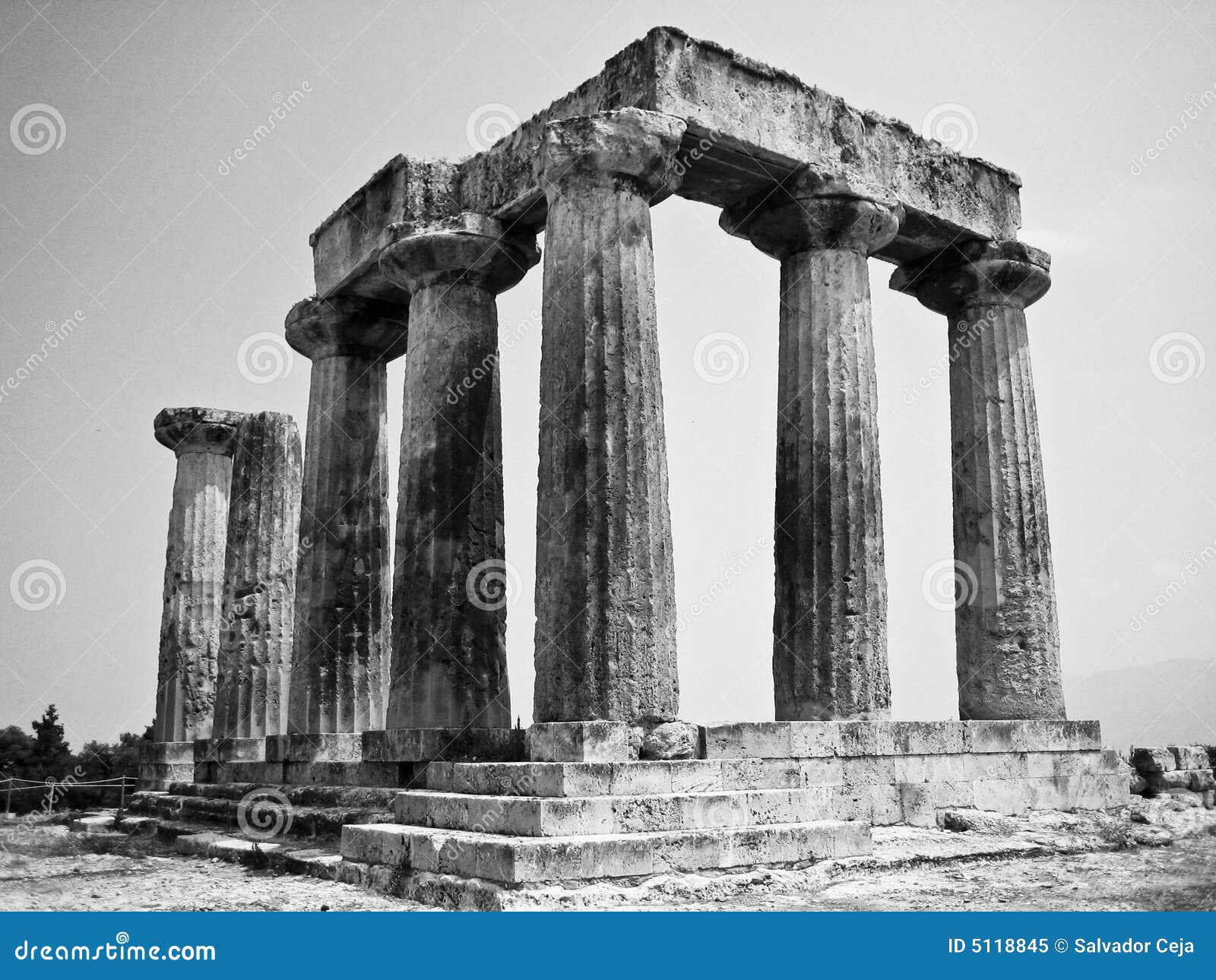 Greek ruins stock image. Image of cruise, architecture - 5118845