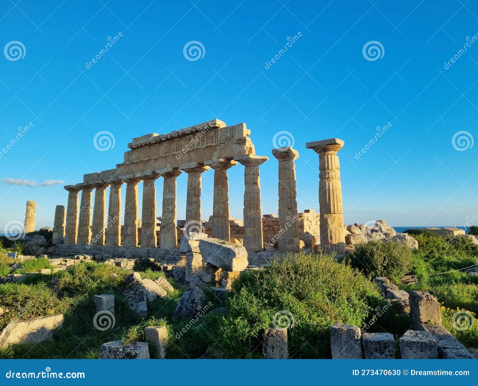 Greek Ruins II stock photo. Image of selinunte, greekruins - 273470630
