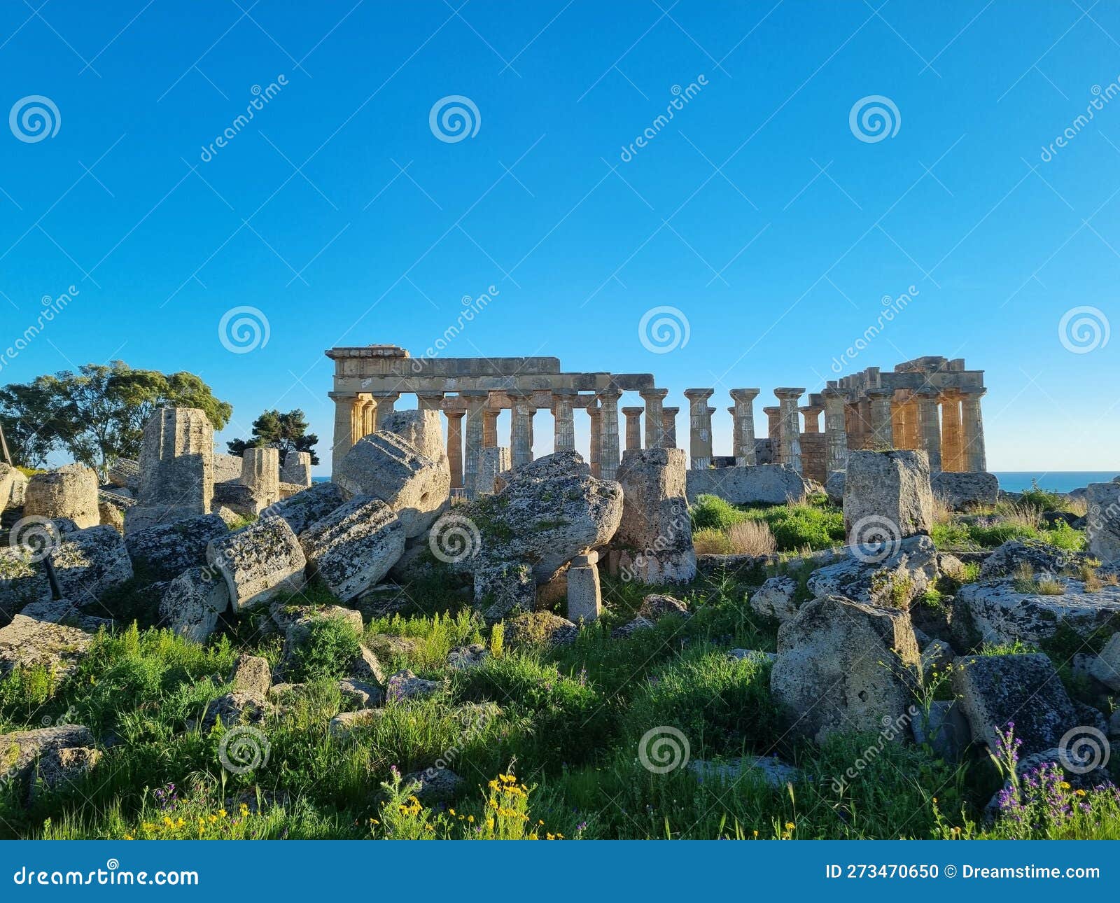 Greek Ruins III stock photo. Image of ruins, sicily - 273470650