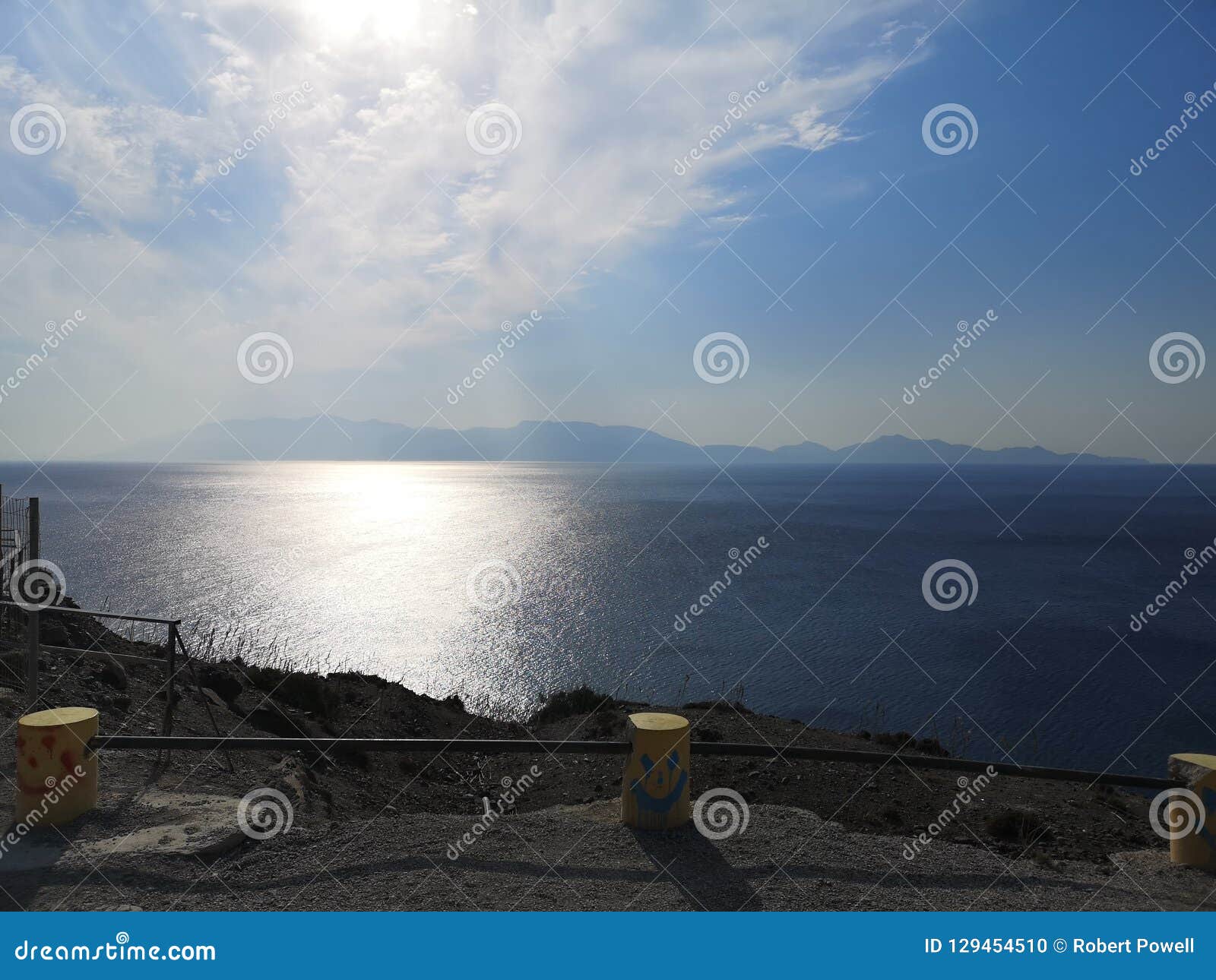 Greek Sea stock photo. Image of thermes, greek - 129454510