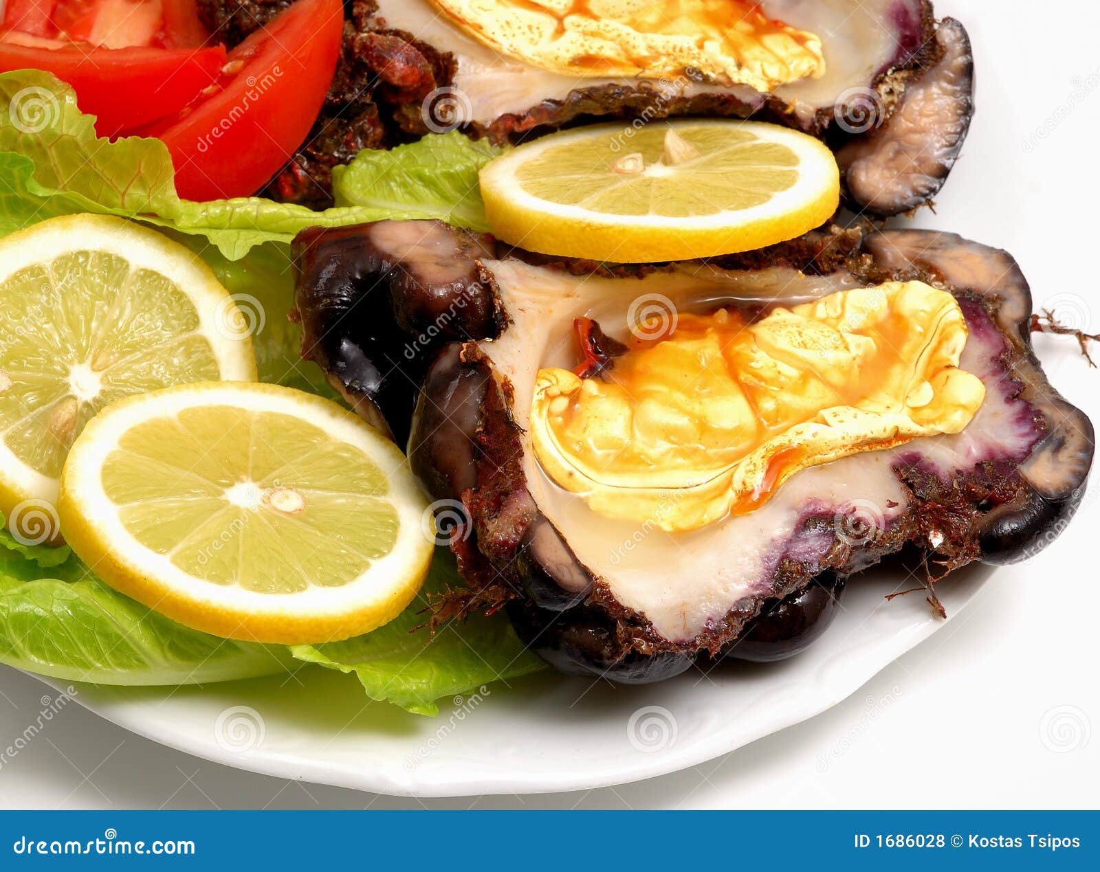Greek sea food dish stock photo. Image of eating, restaurant - 1686028