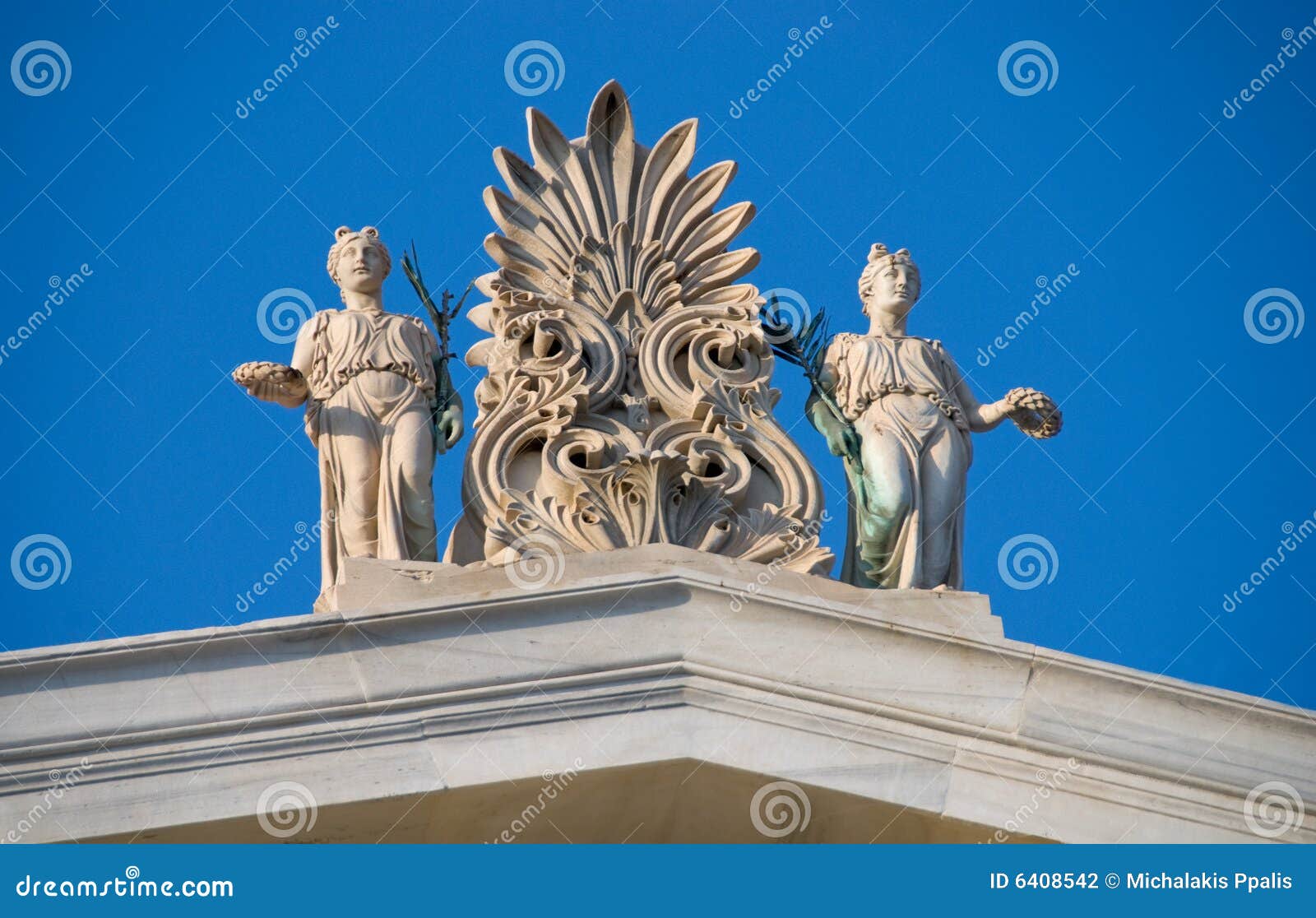 Greek Statues stock photo. Image of landmark, monument - 6408542