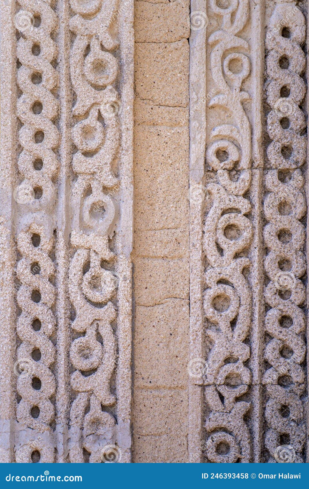 Greek Stone Wall Decoration in White Color Stock Photo - Image of ...