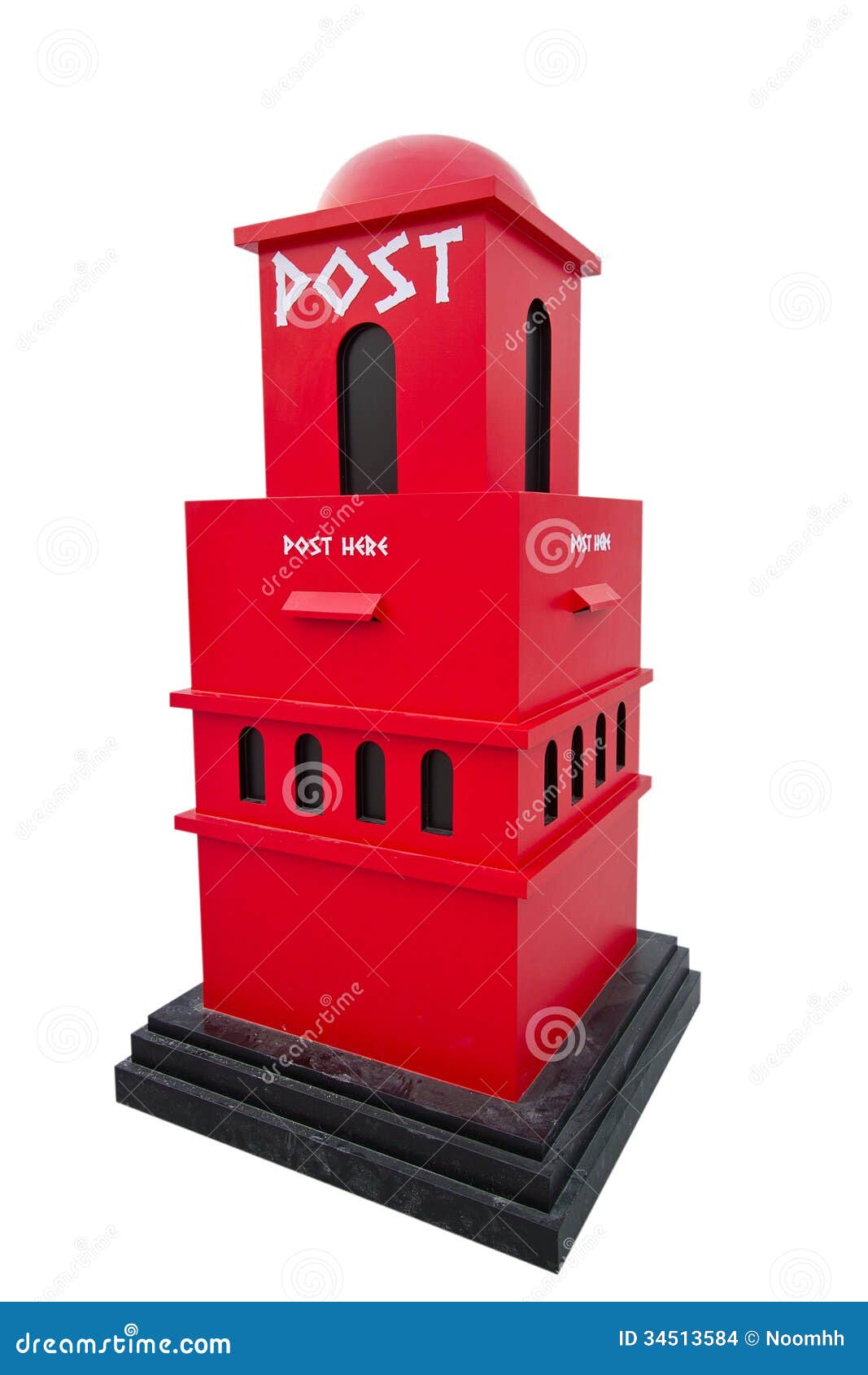 Greek Style post box stock photo. Image of traditional - 34513584