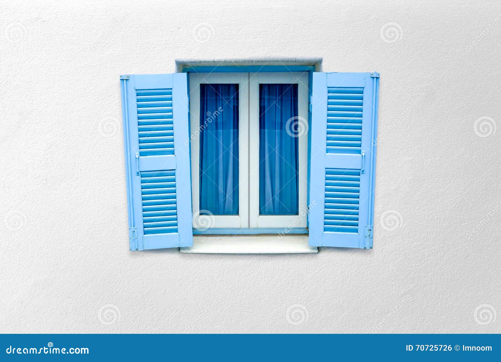 Greek style window stock photo. Image of blue, decor - 70725726
