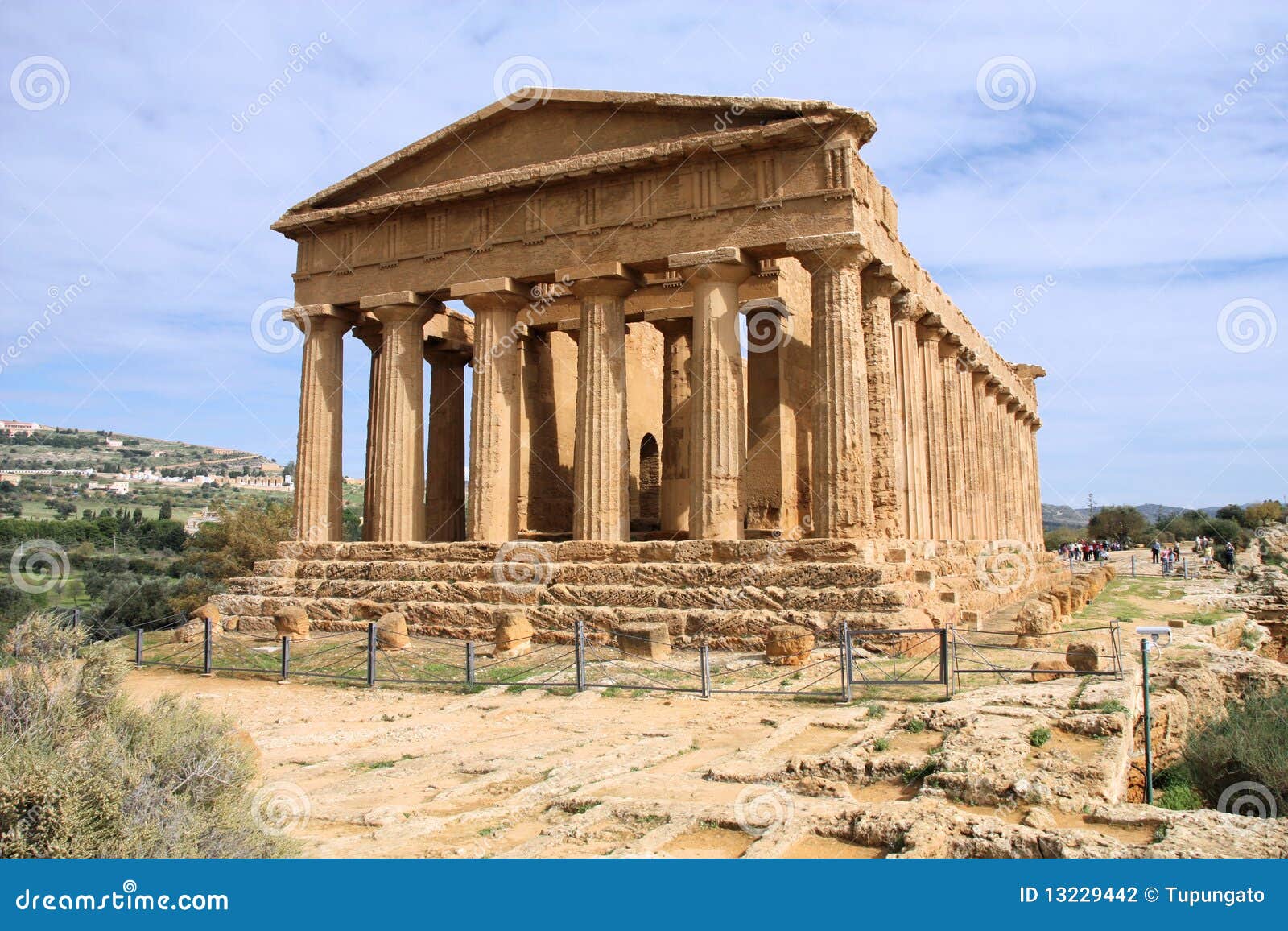 Greek temple stock photo. Image of world, landmark, site - 13229442